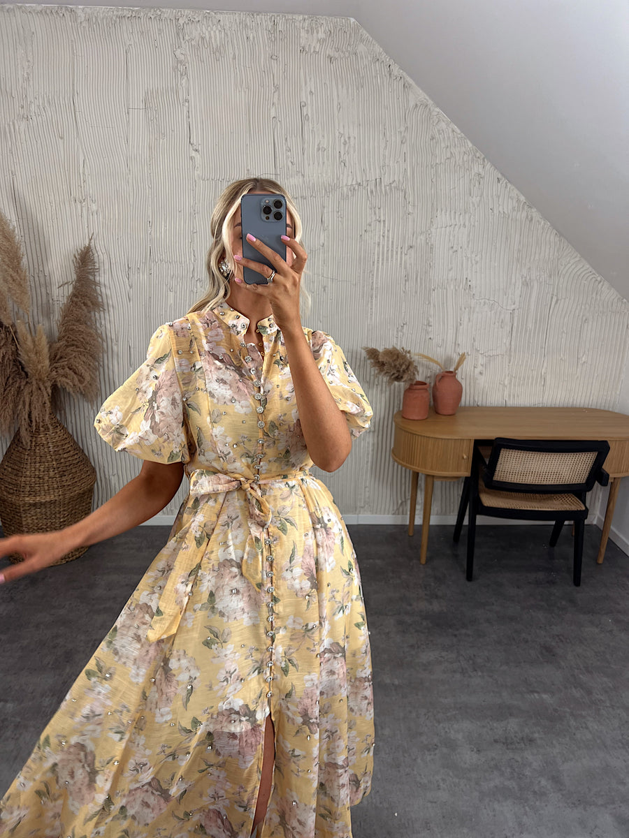 Sukienka Twinkle Blossom Yellow – Dolly Glam Shop