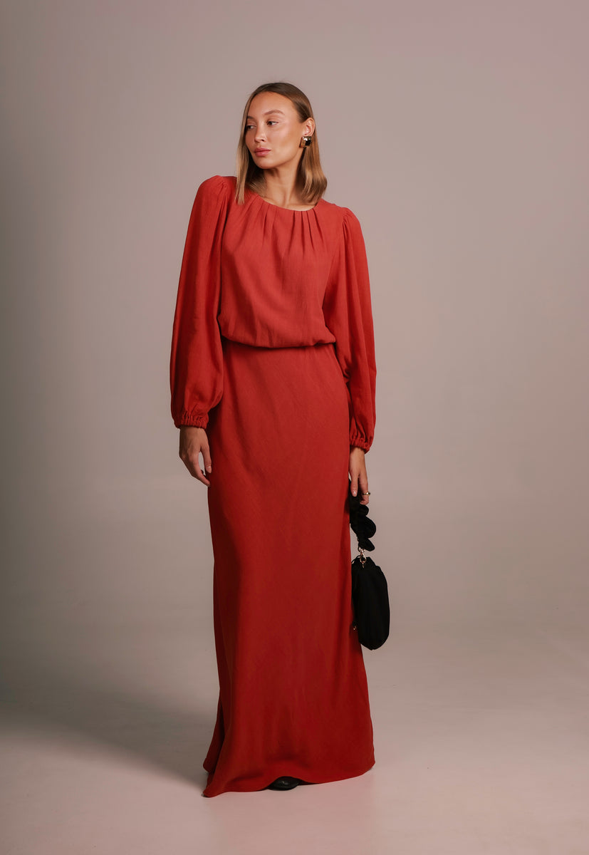 Sukienka Romantic Rust – Dolly Glam Shop